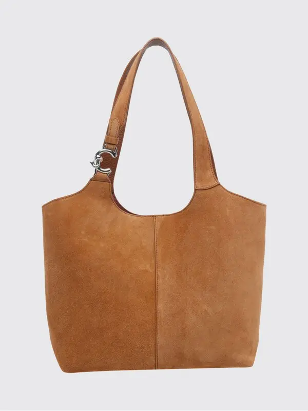 COCCINELLE C-easy Suede Shoulder Bag - Brown
