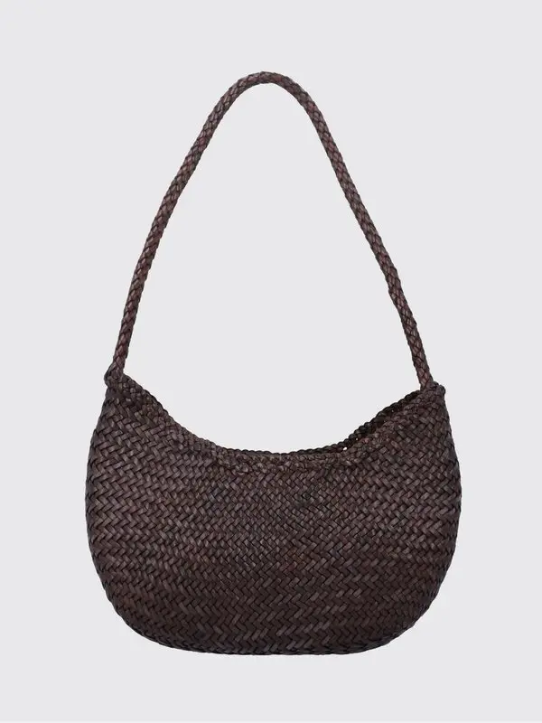 Dragon Diffusion Woven Shoulder Bag - Brown