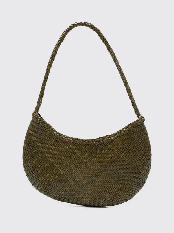 Dragon Diffusion Woven Shoulder Bag - Green