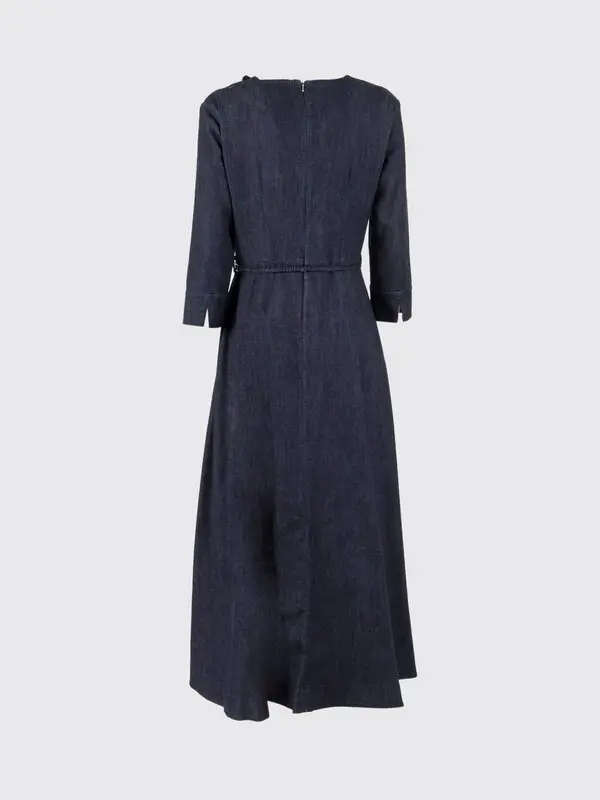 Max Mara Embellished Cotton Blend Dress
