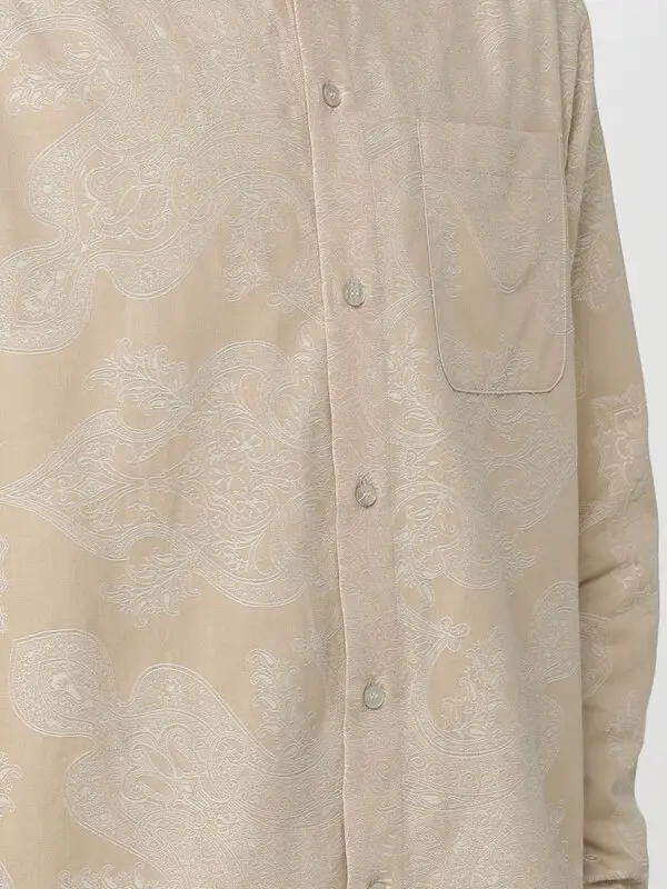 Etro Casual Cotton Shirt With Paisley Print