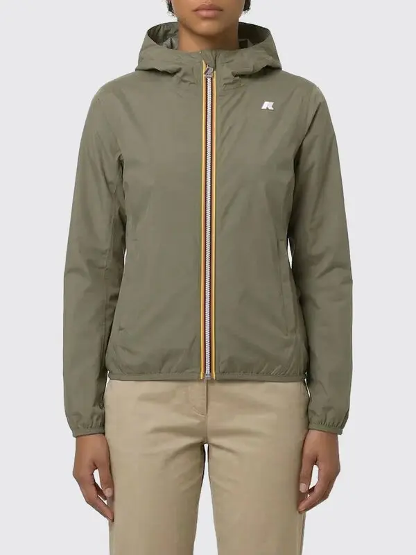 K-WAY Zip-up Hooded Jacket - Green