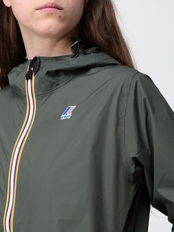 K-WAY Le Vrai 4.0 Claudette Technical Fabric Jacket - Green