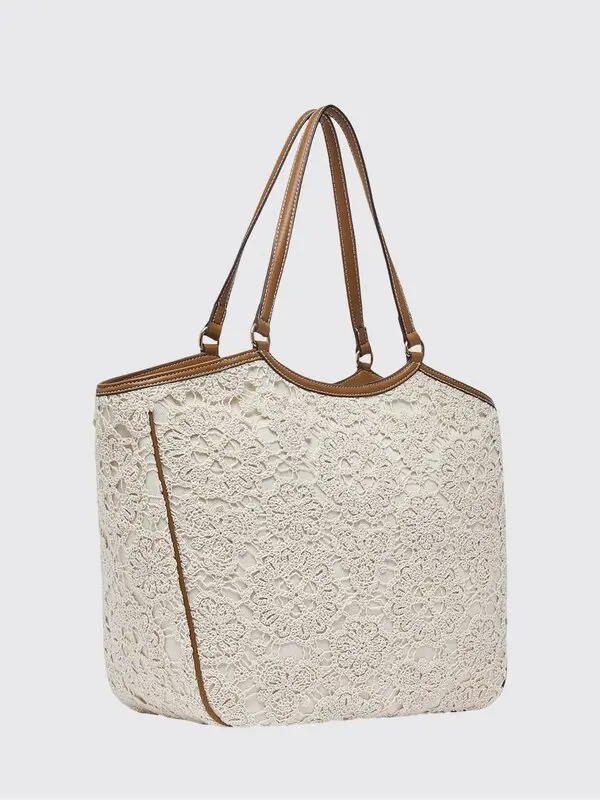 Liu Jo Lace Tote Bag - Cream