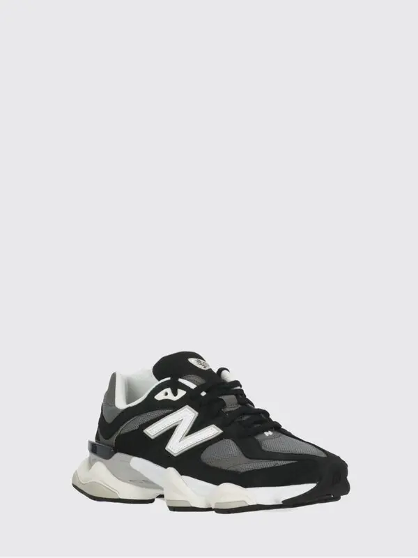NEW BALANCE 9060 Nubuck And Mesh Sneakers - Black