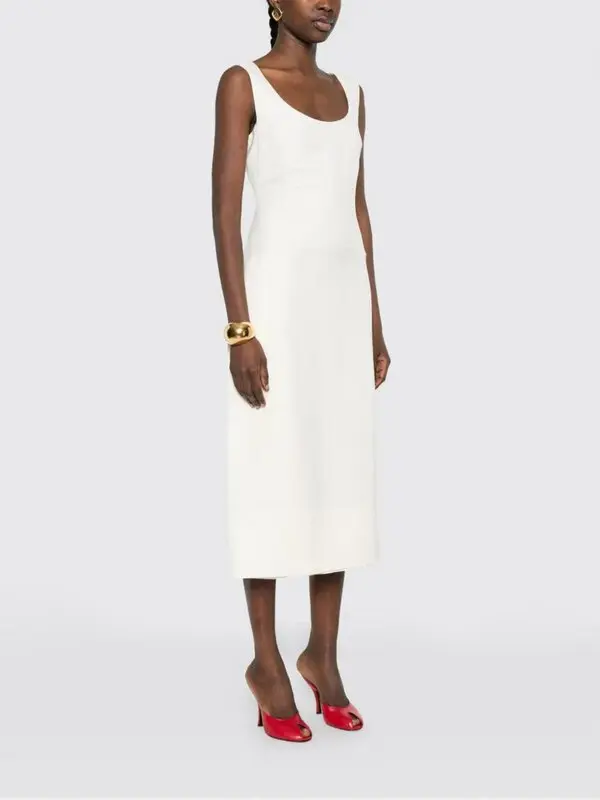 Jacquemus Linen Blend Midi Dress