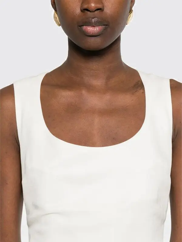 Jacquemus Linen Blend Midi Dress