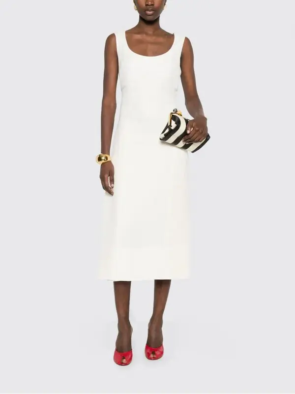 Jacquemus Linen Blend Midi Dress