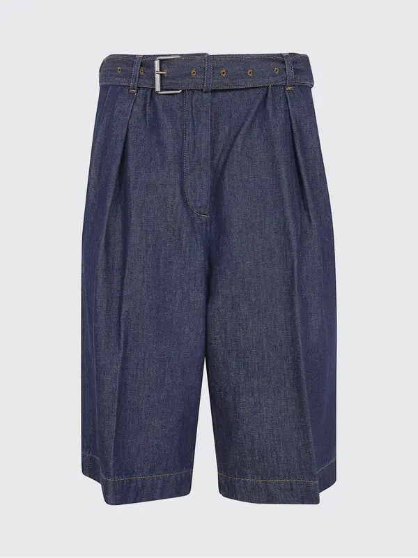 Dries Van Noten Tailored Denim Shorts - Blue
