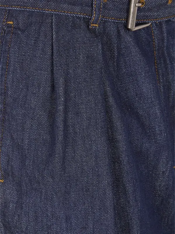 Dries Van Noten Cotton Shorts - Blue