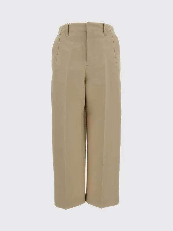 Jacquemus Cotton Wide-leg Trousers - Beige