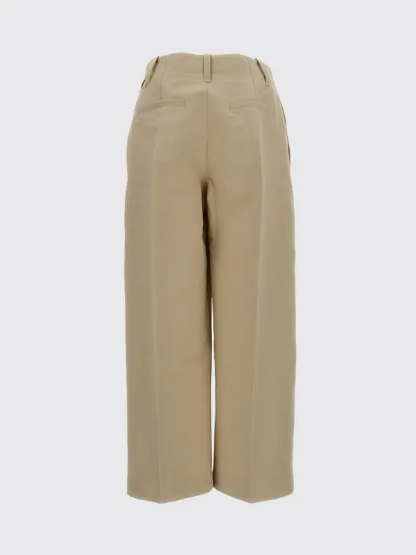 Jacquemus Cotton Wide-leg Trousers - Beige