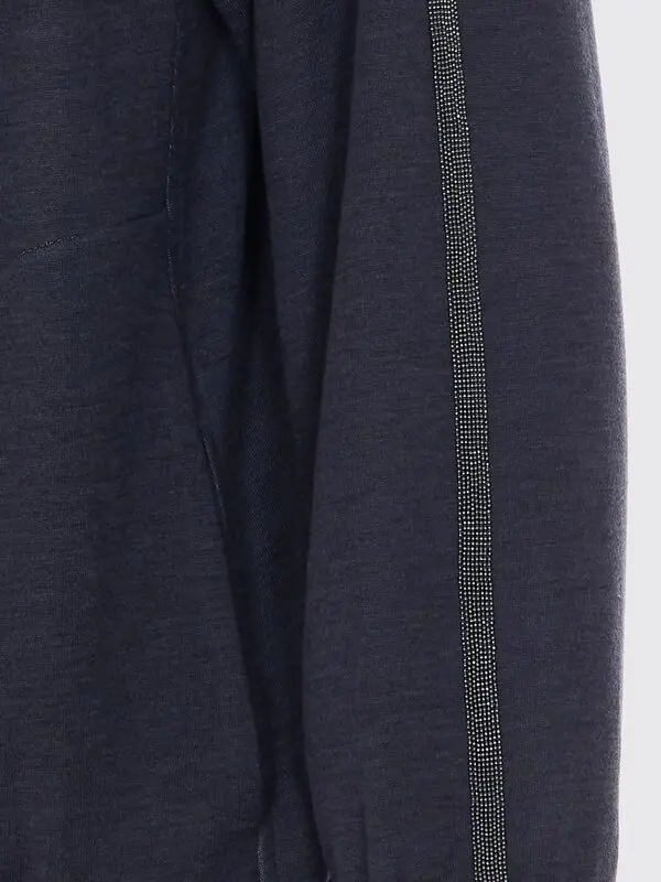 Brunello Cucinelli Zip-up Cotton Blend Hoodie