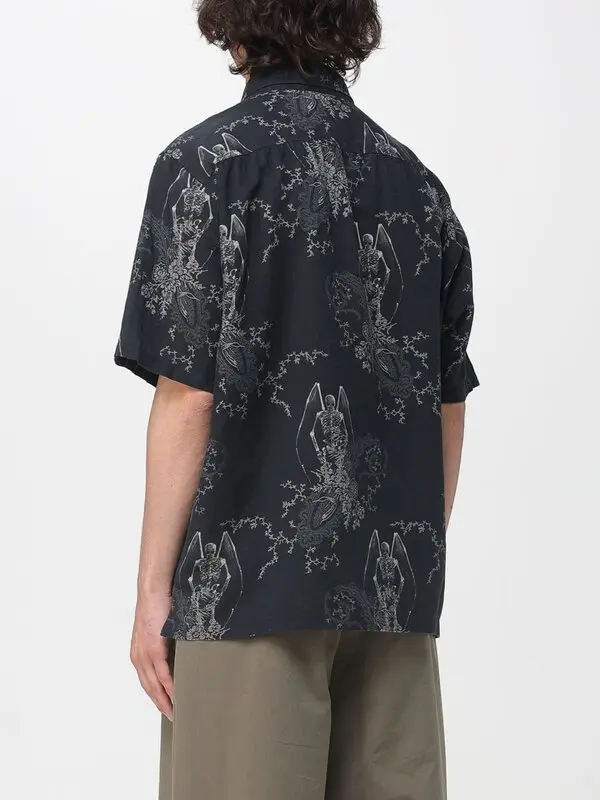 Our Legacy Cotton And Linen Casual Shirt With Print