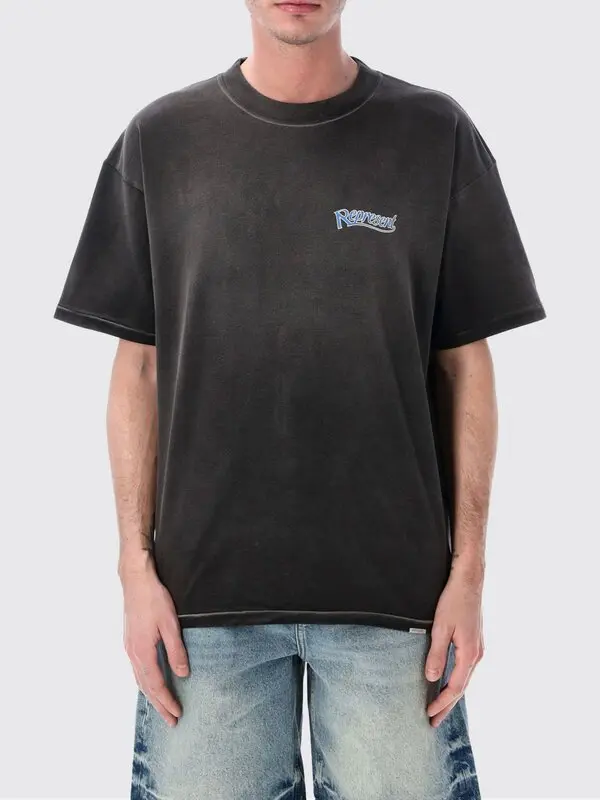 REPRESENT Cotton Crew-neck T-shirt With Logo - Black