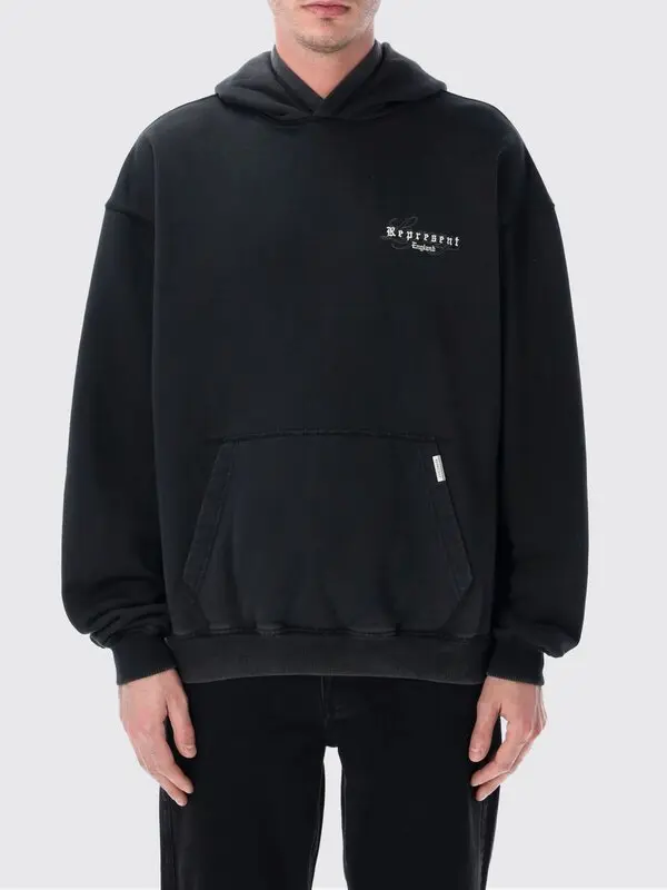 REPRESENT Embroidered Sweatshirt - Black