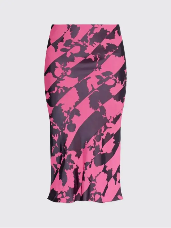 Dries Van Noten Printed Jersey Midi Skirt