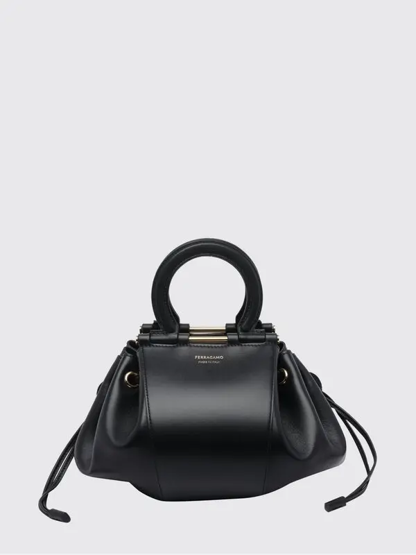 FERRAGAMO Leather Mini Bag With Top Handle
