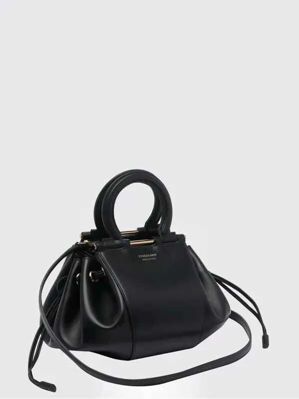 FERRAGAMO Leather Mini Bag With Top Handle
