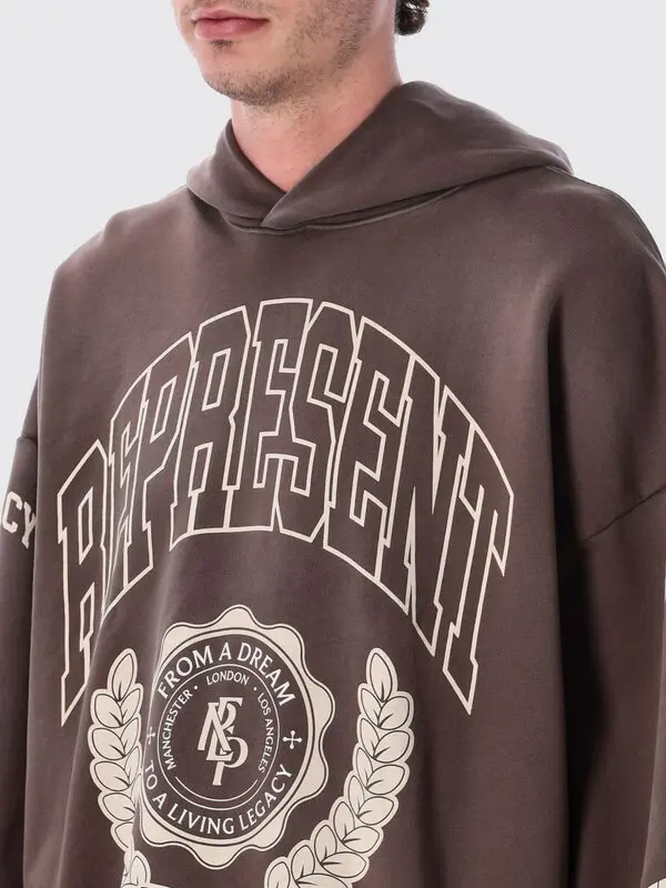 REPRESENT Embroidered Hoodie - Black