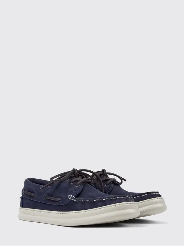 Camper Suede Boat Loafers - Blue