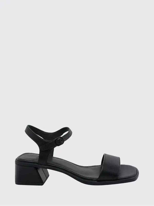 Camper Kora Leather Sandals - Black
