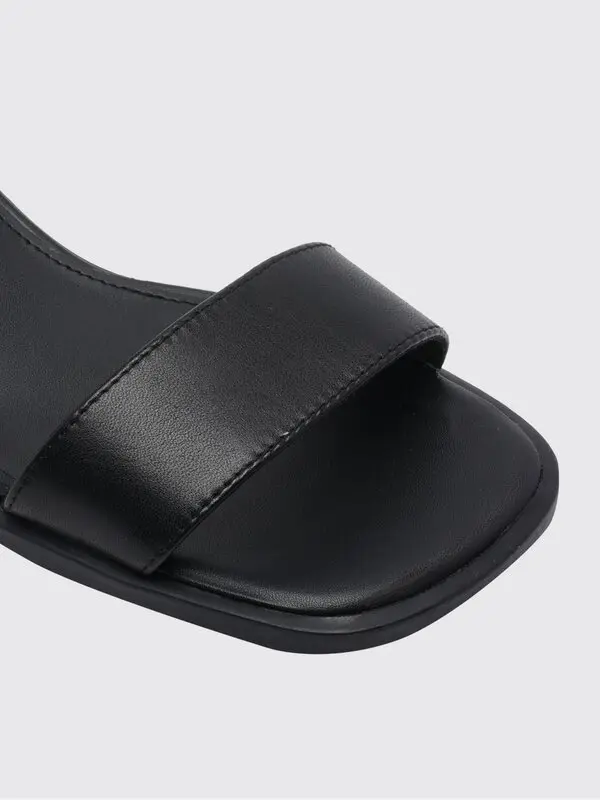 Camper Kora Leather Sandals - Black