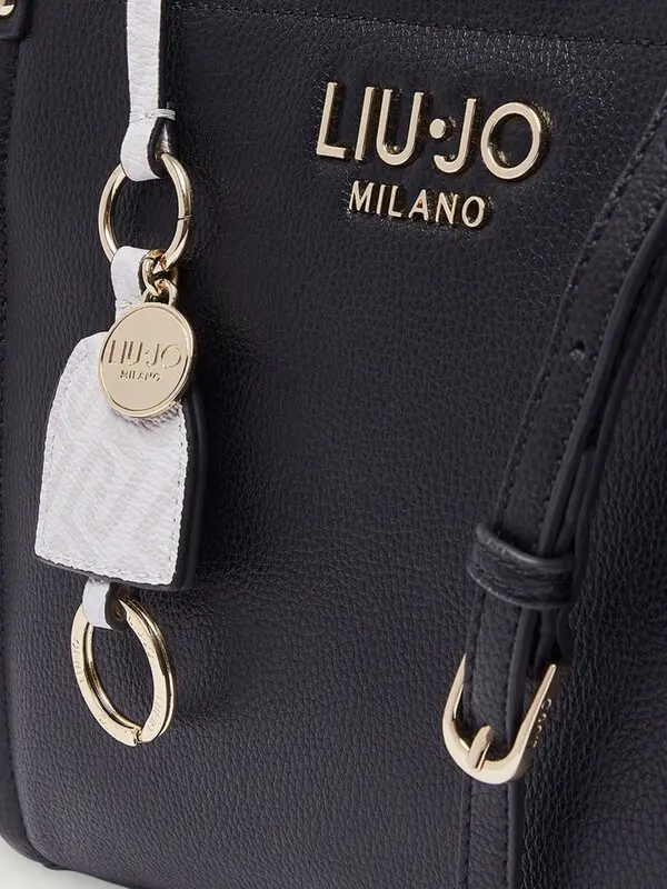 Liu Jo Ridhi Grained Faux Bag - Black