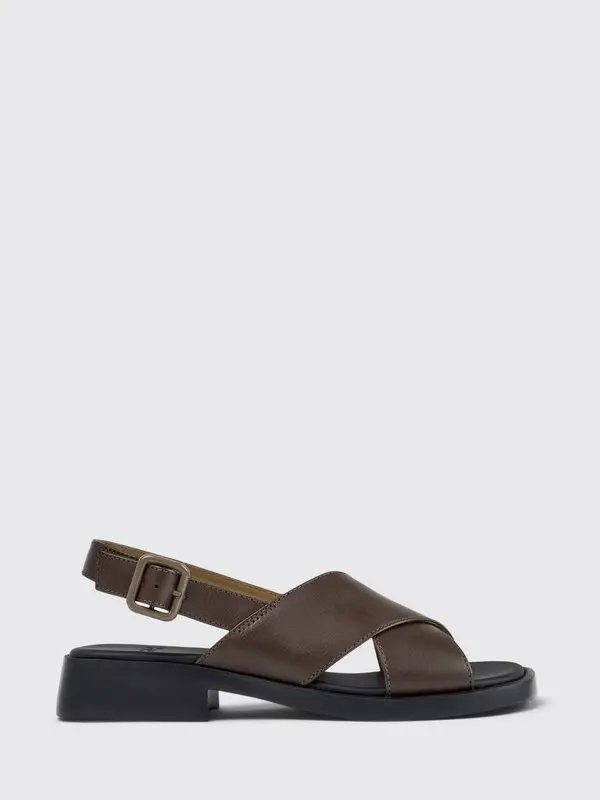 Camper Dana Leather Sandals - Brown