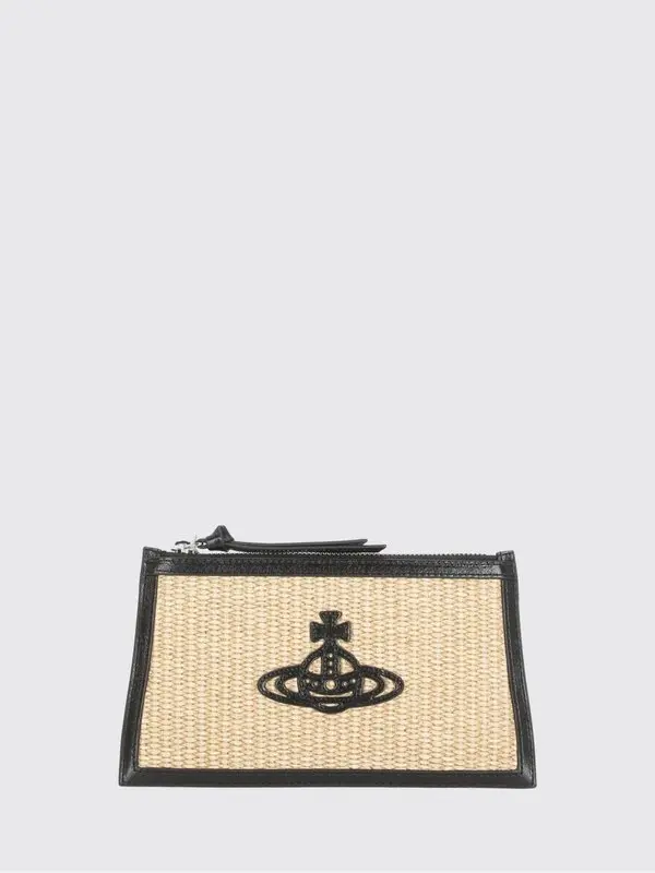 VIVIENNE WESTWOOD Raffia Shoulder Bag
