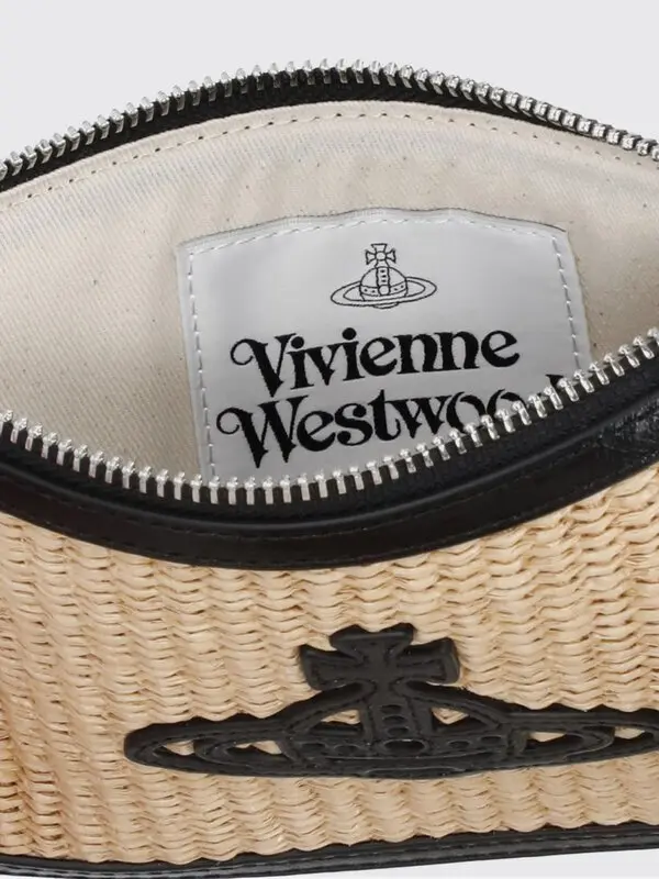 VIVIENNE WESTWOOD Raffia Shoulder Bag