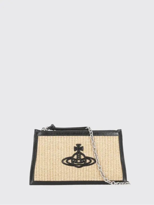 VIVIENNE WESTWOOD Raffia Shoulder Bag