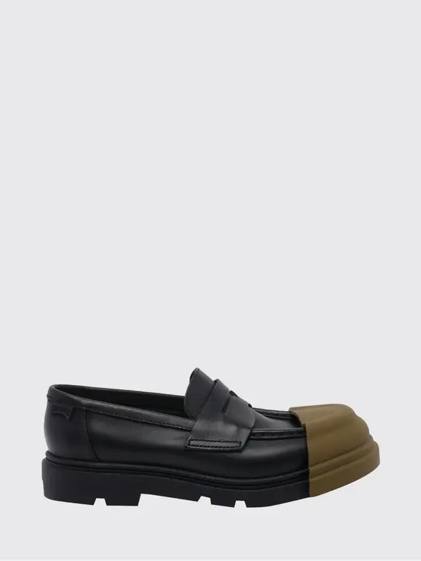 Camper Junction Leather Loafers - Black