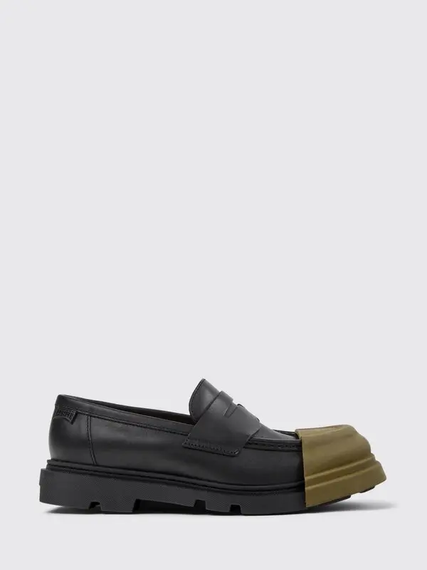 Camper Junction Leather Loafers - Black