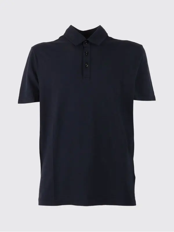 DONDUP Basic Cotton Polo Shirt - Blue