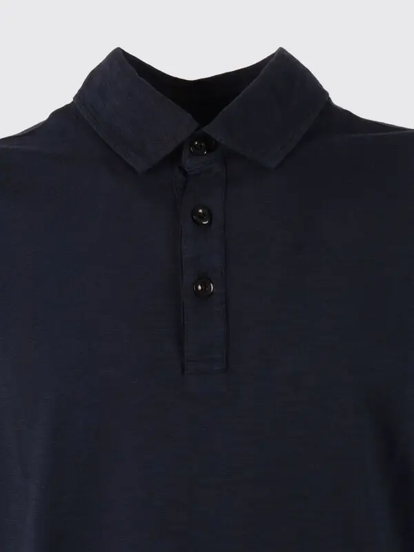 DONDUP Basic Cotton Polo Shirt - Blue