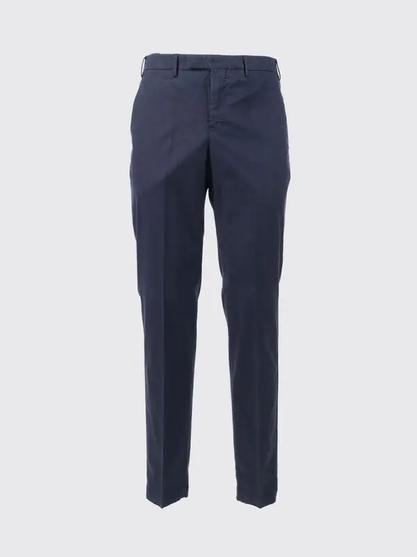 PT TORINO Cotton Blend Chino Trousers - Blue