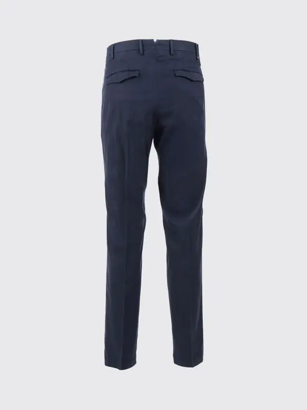 PT TORINO Stretch Cotton Blend Chino Trousers - Blue