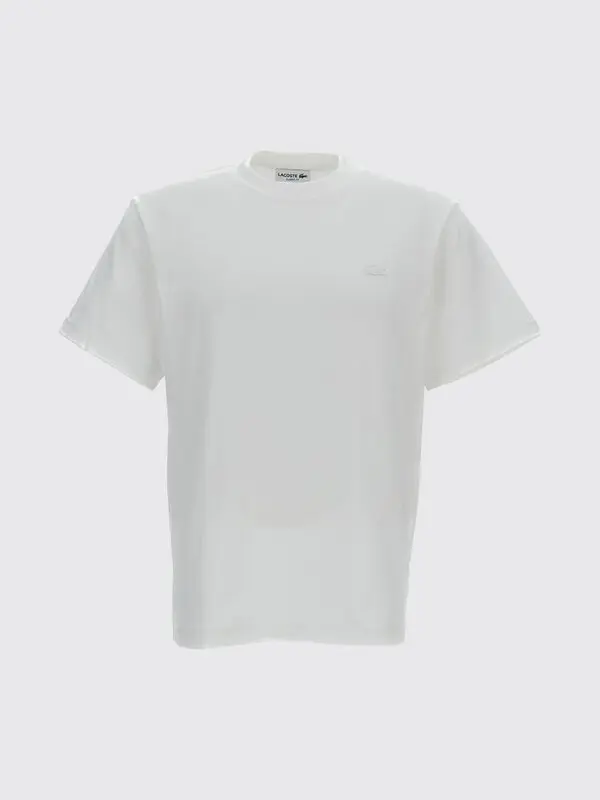 Lacoste Crew Neck T-shirt In Cotton