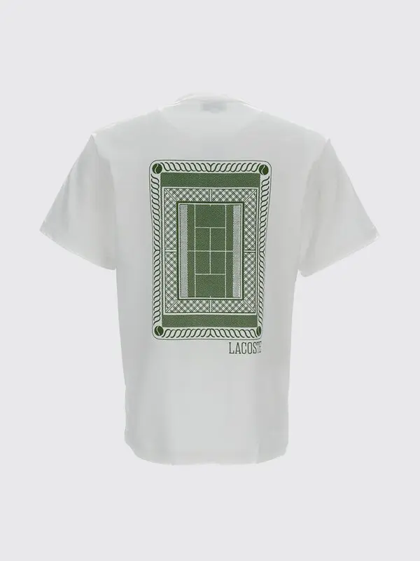 Lacoste Crew Neck T-shirt In Cotton