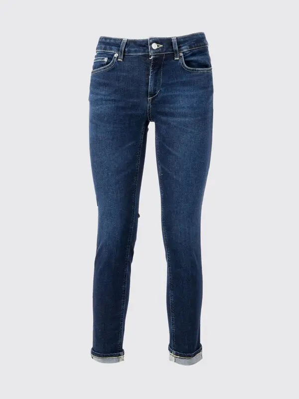 DONDUP Slim Fit Stretch Cotton Denim Jeans - Blue