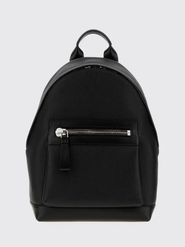 TOM FORD Leather Backpack - Black