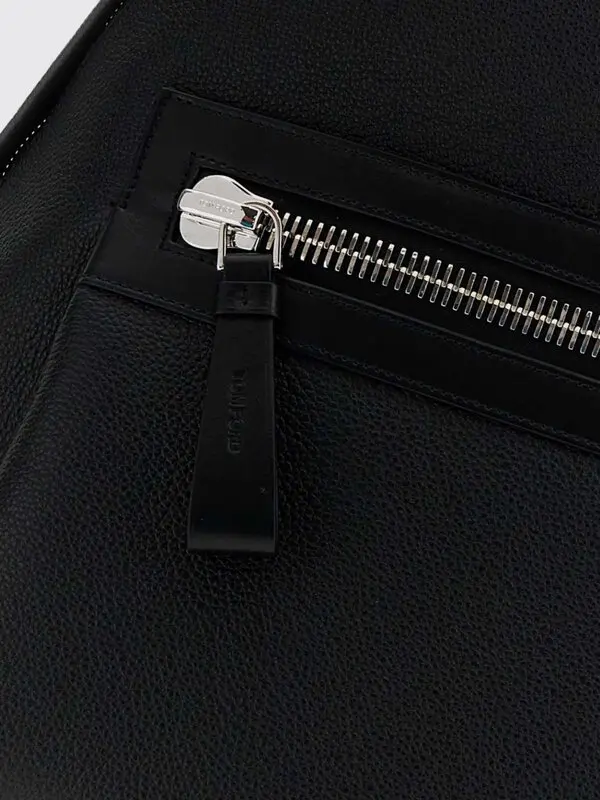 TOM FORD Calfskin Backpack With Embossed Logo