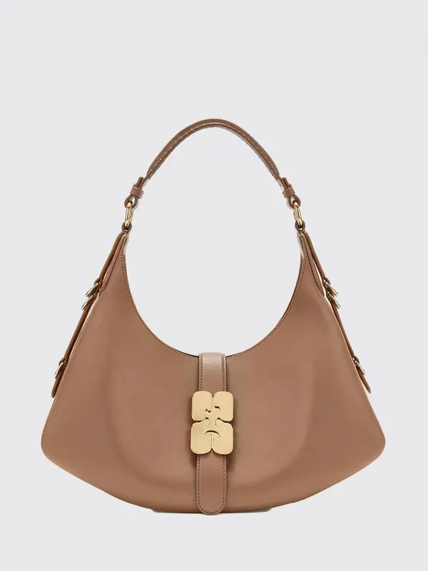GANNI Shoulder Bag - Coffee