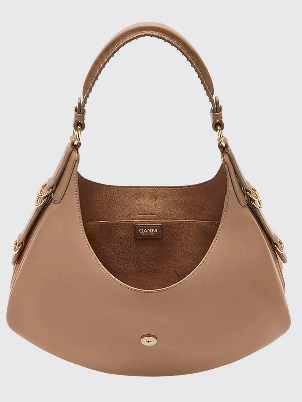 GANNI Shoulder Bag - Coffee