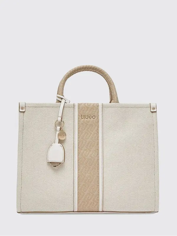 Liu Jo Striped Canvas Handbag