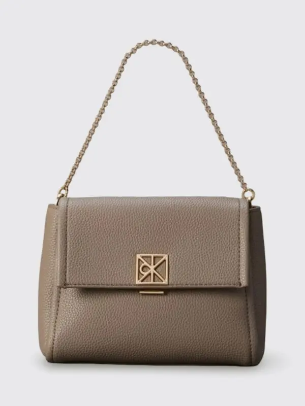 Calvin Klein Mini Bag With Chain Strap - Dove Grey