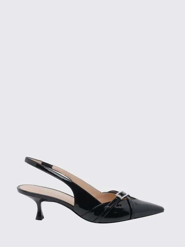 STUART WEITZMAN Patent Leather Slingbacks - Black