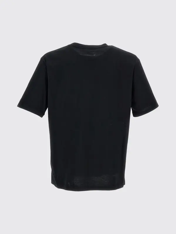 MAISON MARGIELA Cotton Crew-neck T-shirt With Logo - Black
