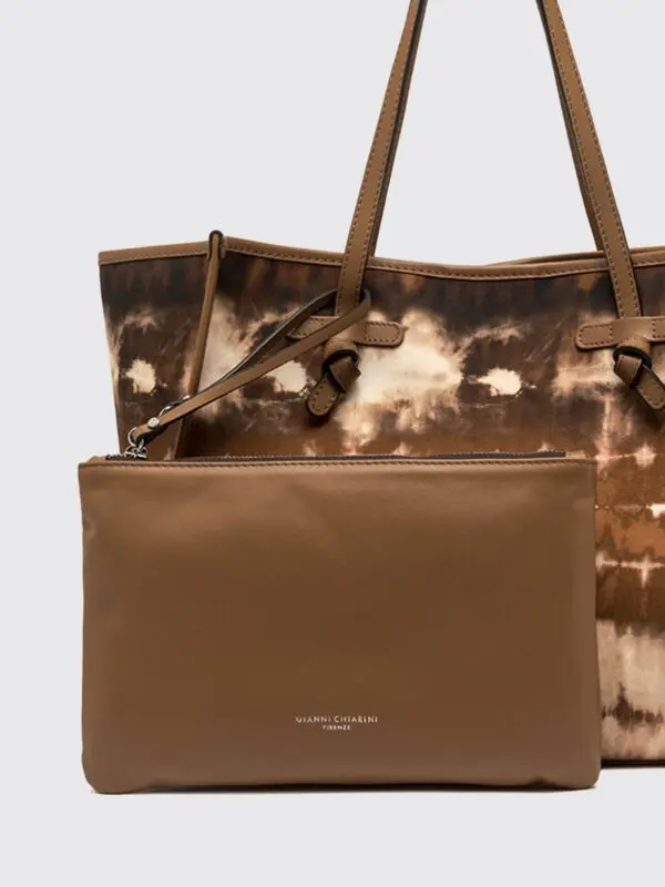 GIANNI CHIARINI Printed Shopper Bag - Leather